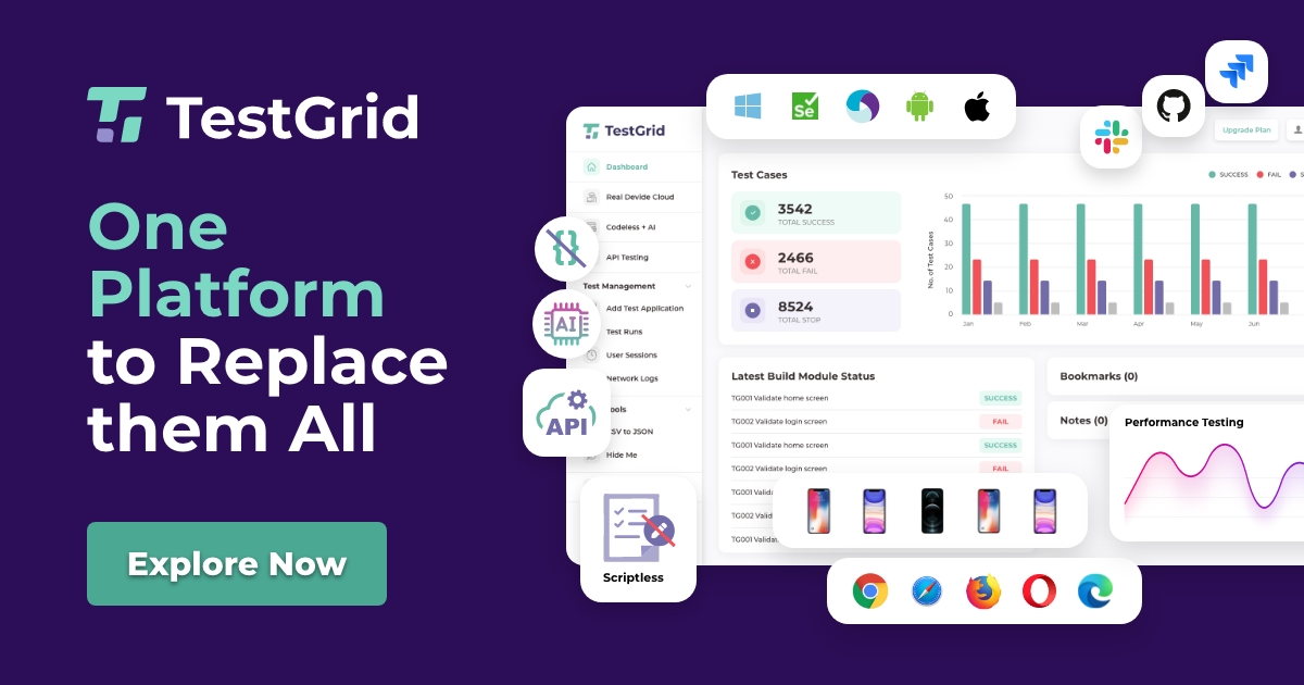 Codeless Test Automation Platform Testgrid
